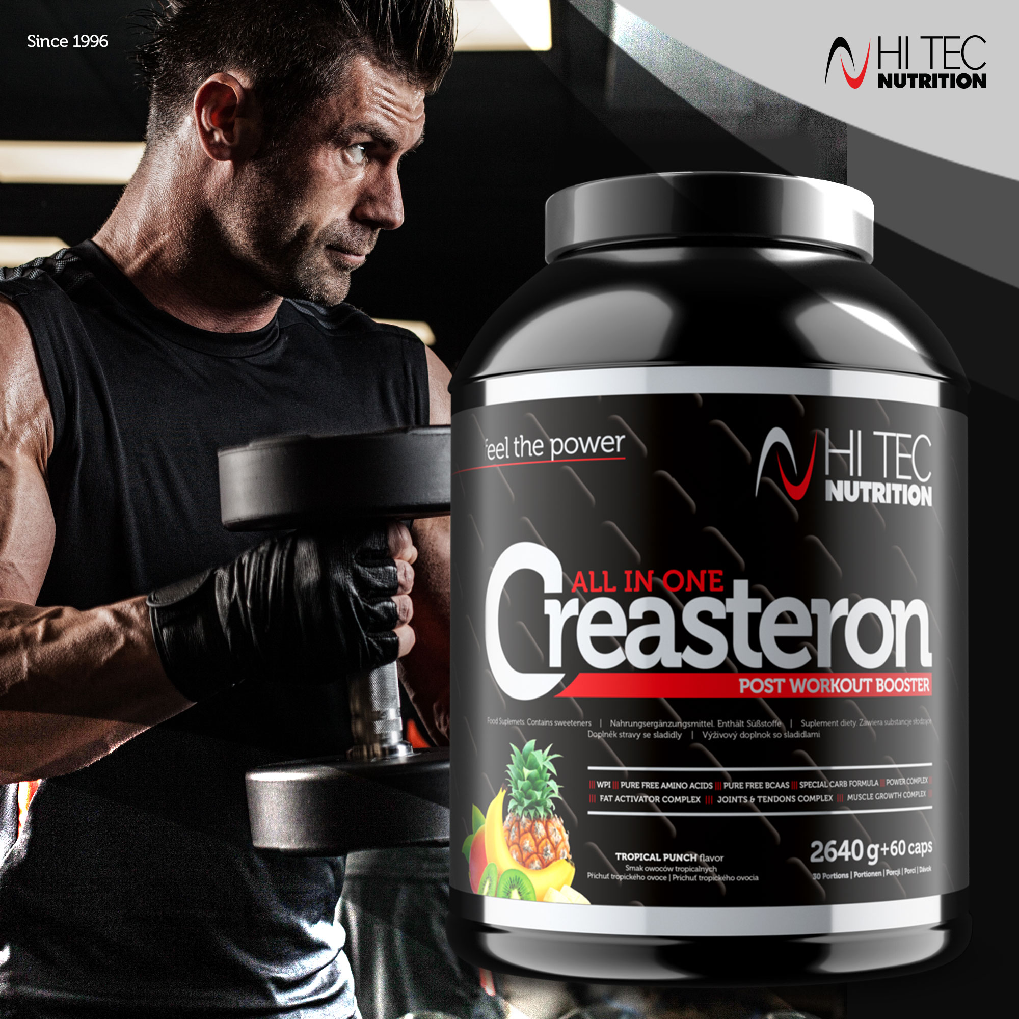 HI Tec Nutrition Supliment alimentar dupa antrenament Creasteron 1204g ...