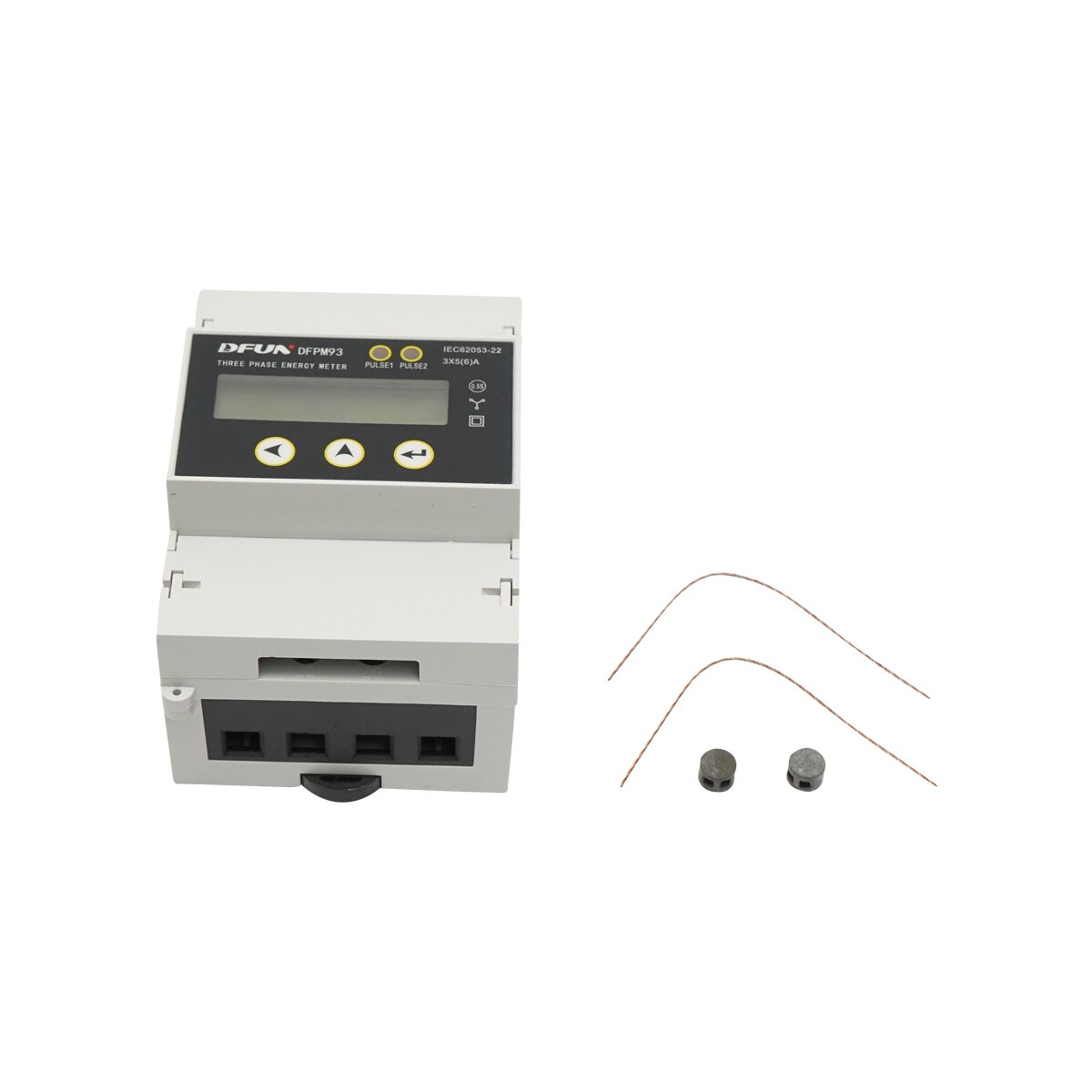 Kit releu putere DFUN DFPM93, smart meter, trifazic 3x220-380V, 6400imp ...