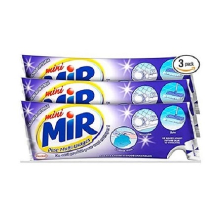 Mini MIR 3 x 250 ml mosogatószer készlet kézhez, edényekhez, padlóhoz ...
