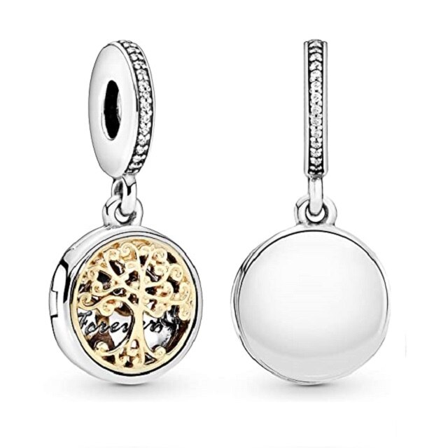 Talisman Argint 925, Charm compatibil Pandora – Family roots - eMAG.ro