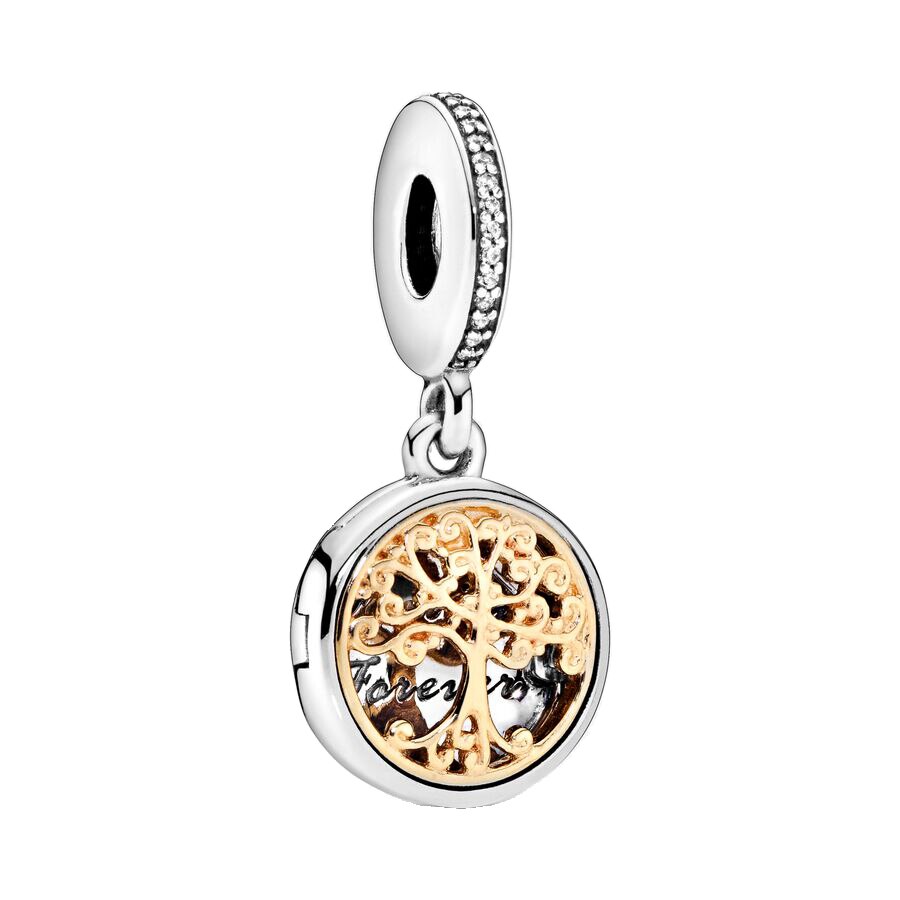 Talisman Argint 925, Charm compatibil Pandora – Family roots - eMAG.ro