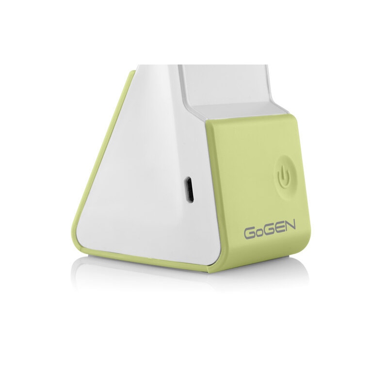 Lampa de masa cu LED GoGEN LL12GR, consum 4W, brat flexibil, verde ...