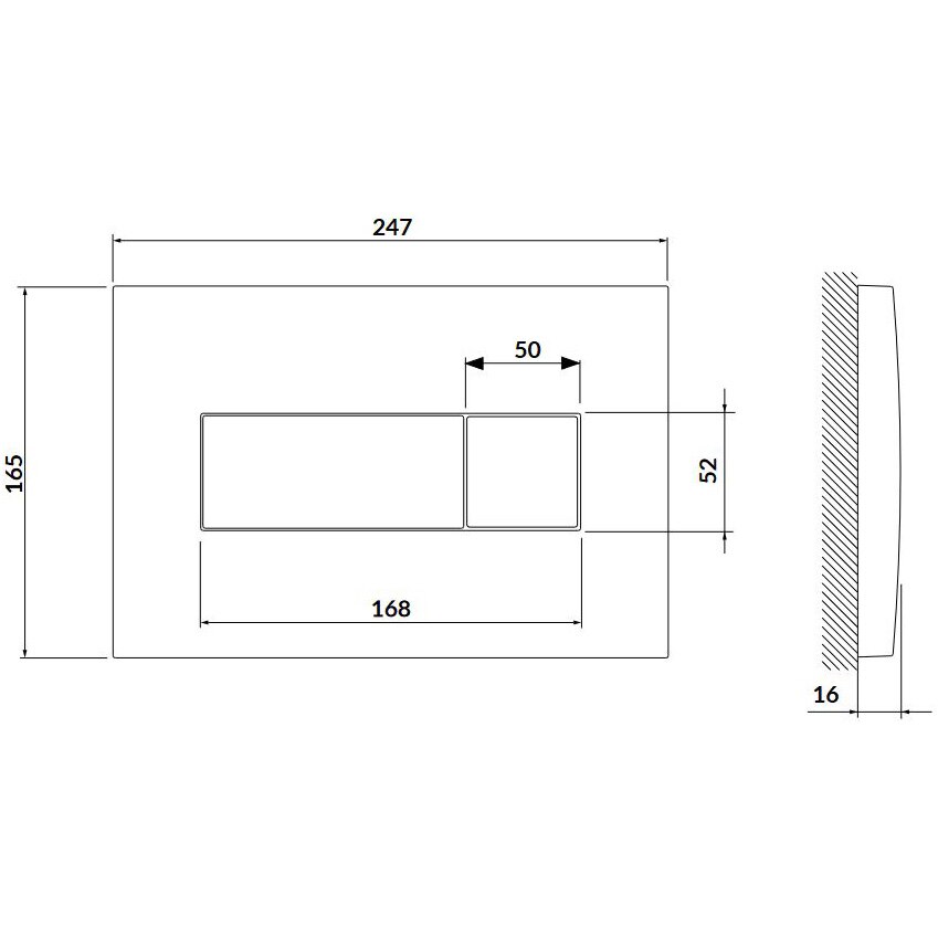 Комплект Cersanit B601,Структура за вграждане, Резервоар Tech Line Opti ...