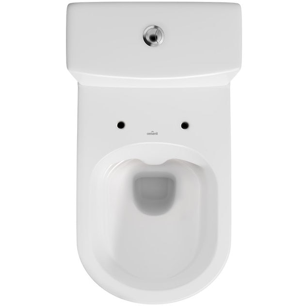 Pachet vas WC Cersanit Compact City, Clean ON, sistem spalare 3/5litri ...