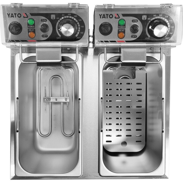 Friteuza electrica 2 x 5L / 2x 8L Yato YG-04621 - eMAG.ro