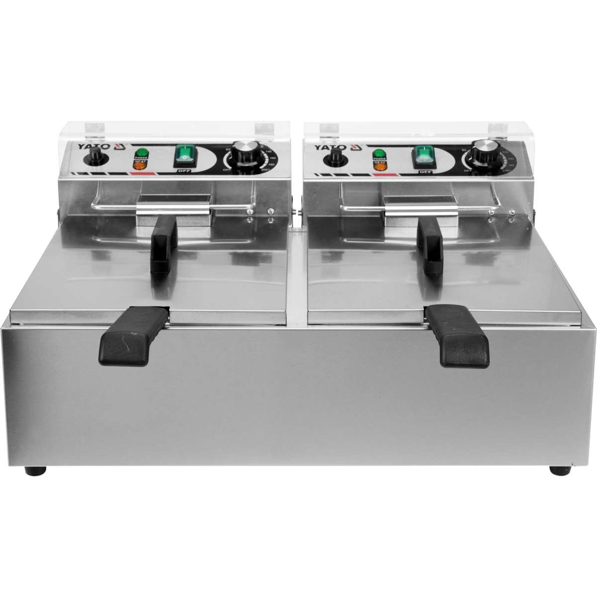 Friteuza electrica dubla 2x 6L / 2x 10L Yato YG-04622 - eMAG.ro
