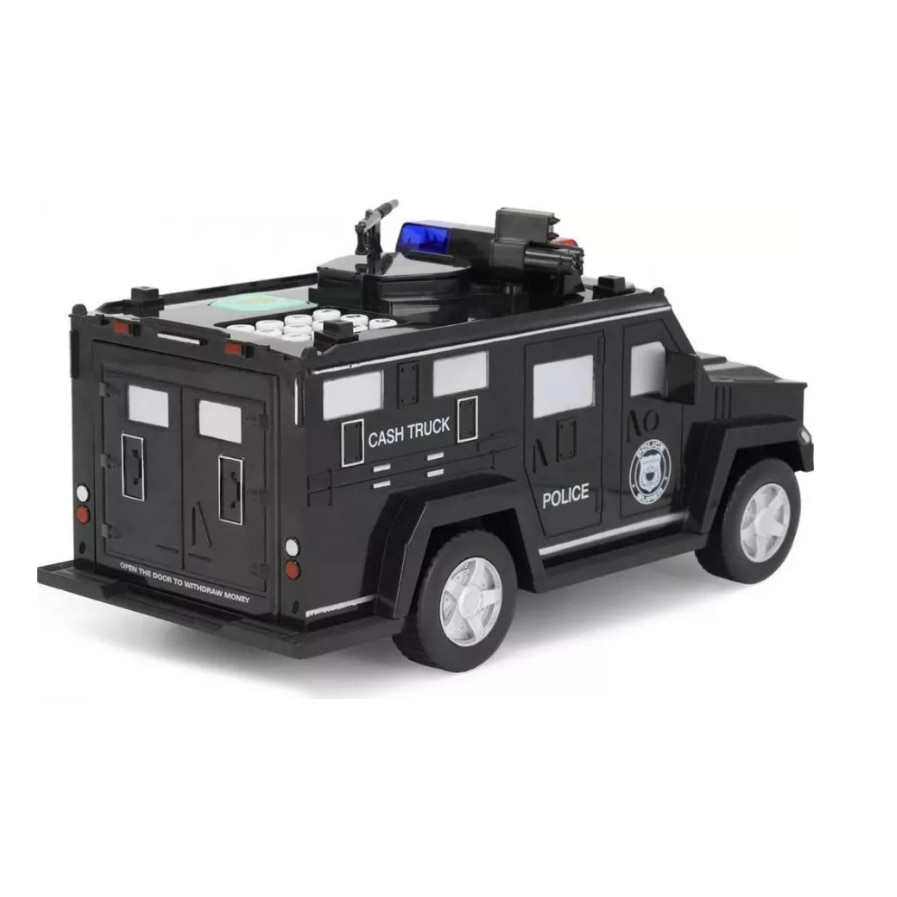 Pusculita automata cu cod PIN, model masina de politie, Blasko - eMAG.ro