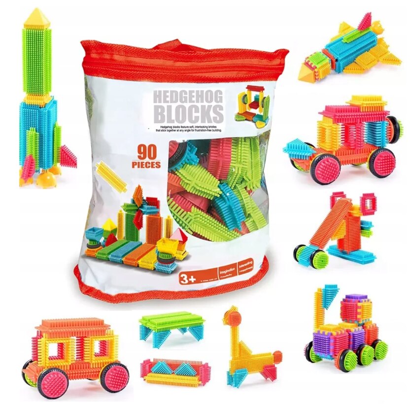 Set Constructie Tip Tepi 90 Piese "LikeSmart Blocks", Dezvoltare ...