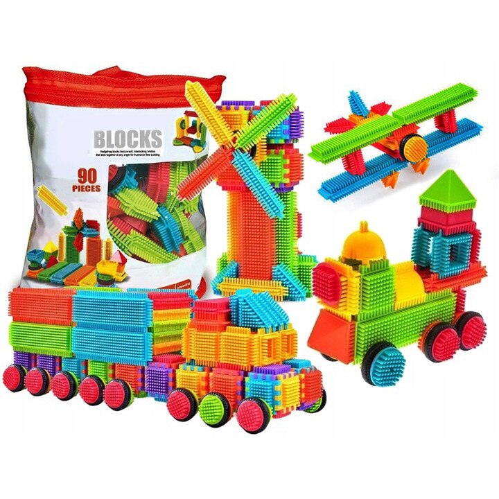 Set Constructie Tip Tepi 90 Piese "LikeSmart Blocks", Dezvoltare ...