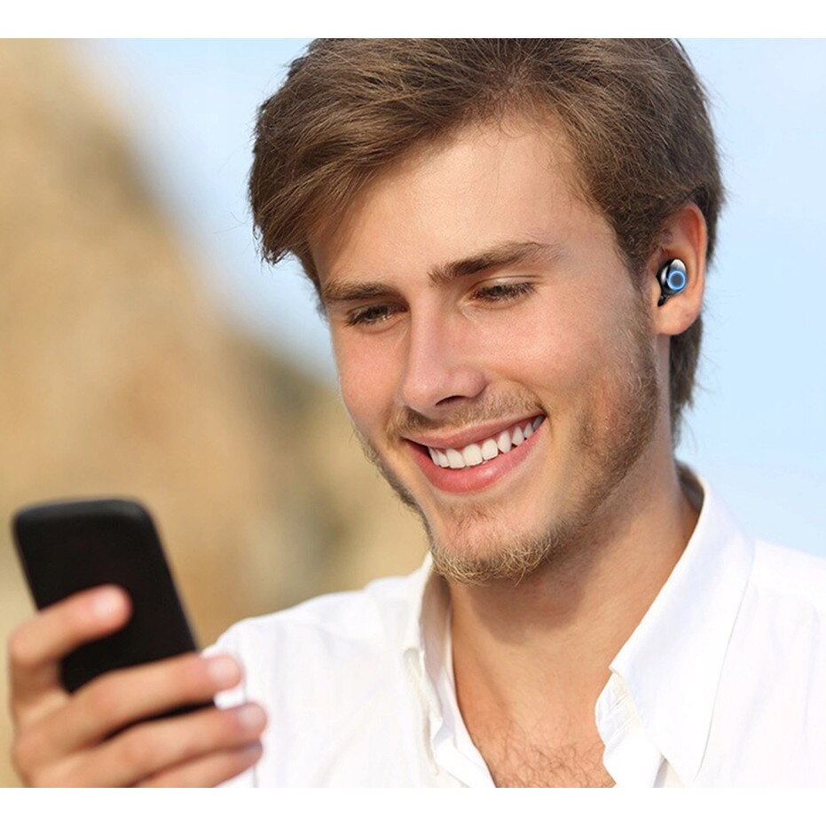 Casti fara fir, Bluetooth, WIRELESS, 6h autonomie, Negru - eMAG.ro