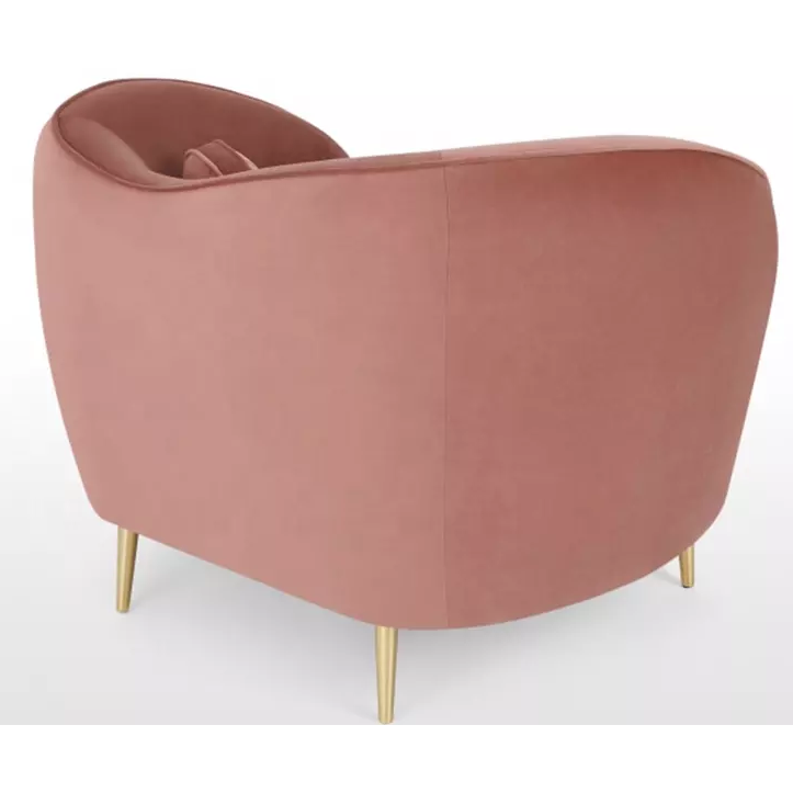 Fotoliu Style Retro - 78x76x85 cm, culoare Roz - eMAG.ro