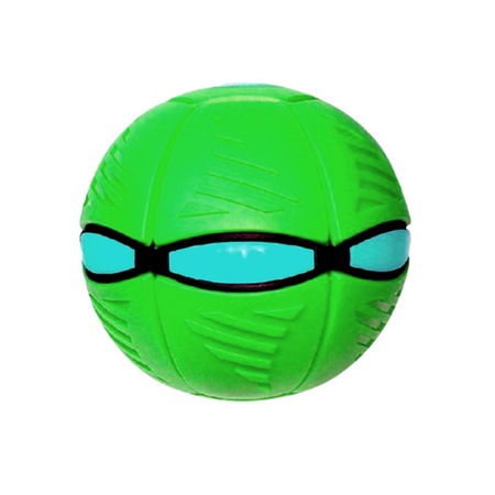 UFO disc ball - frizbi labda, Led világítással, Zöld - eMAG.hu