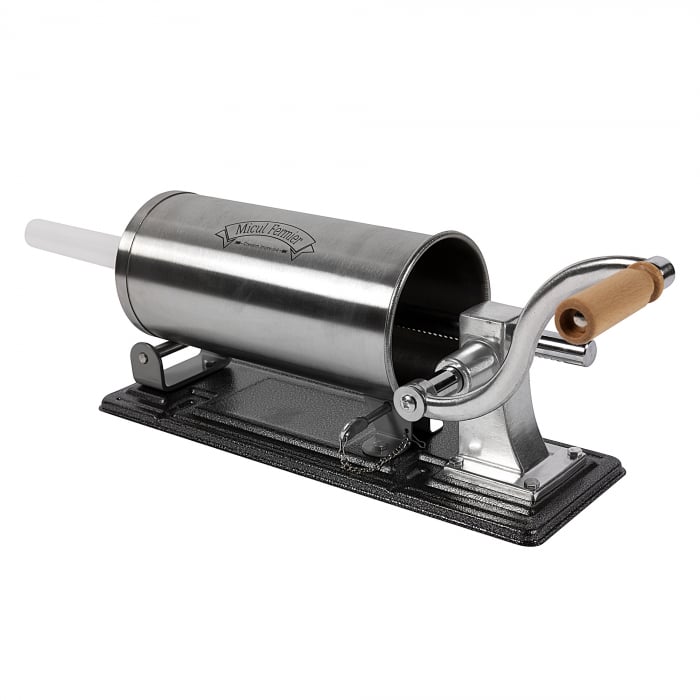 Aparat de umplut carnati, Carnatar Inox, capacitate 4Kg, orizontal, 4 ...