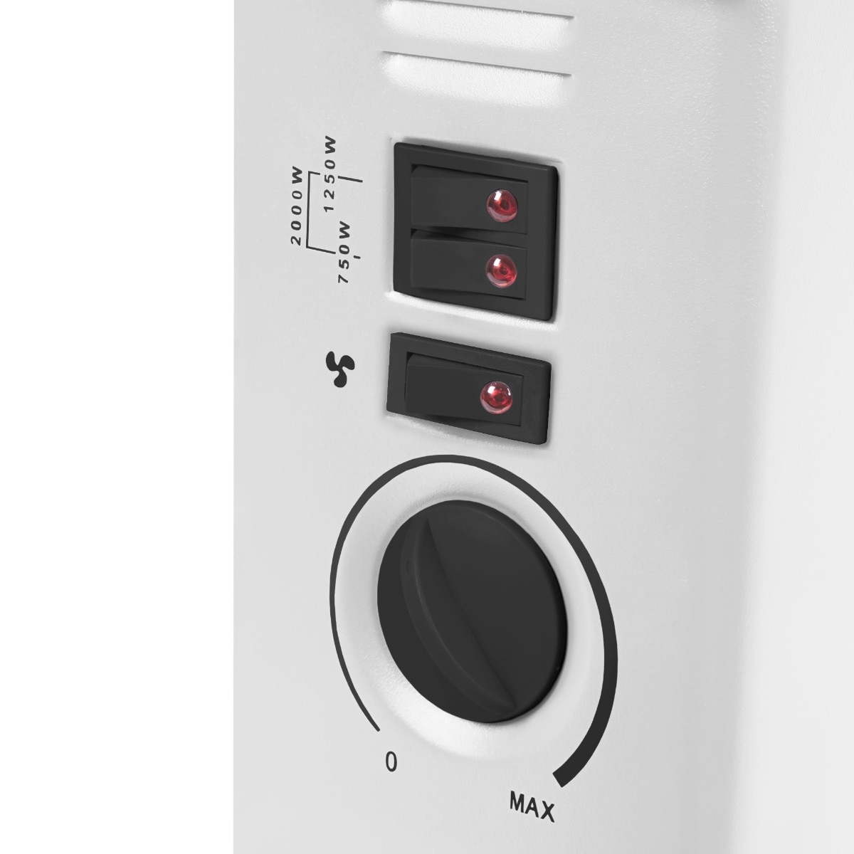 Vonroc CH514AC_WHITE Elektromos konvektor, 2000W, 3 fűtési fokozattal ...