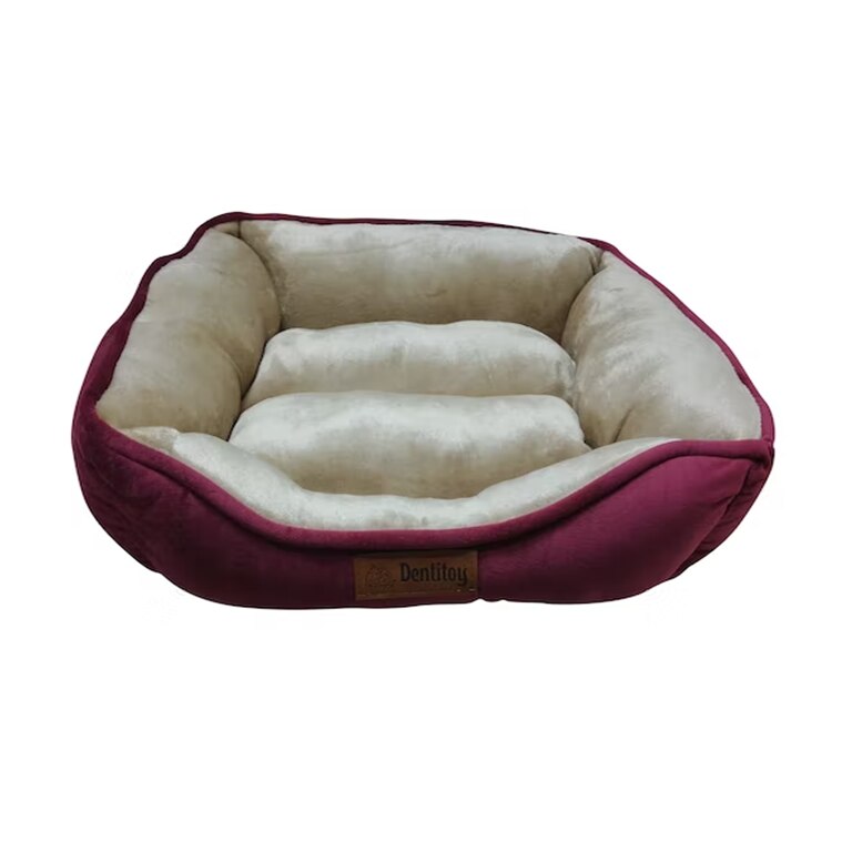 Culcus Confortabil Pentru Caini Sau Pisici, Visiniu, 50 x 40 x 20 cm ...