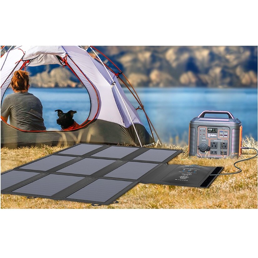 Panou fotovoltaic BigBlue 63W USB / USB-C / DC incarcator solar B405 ...