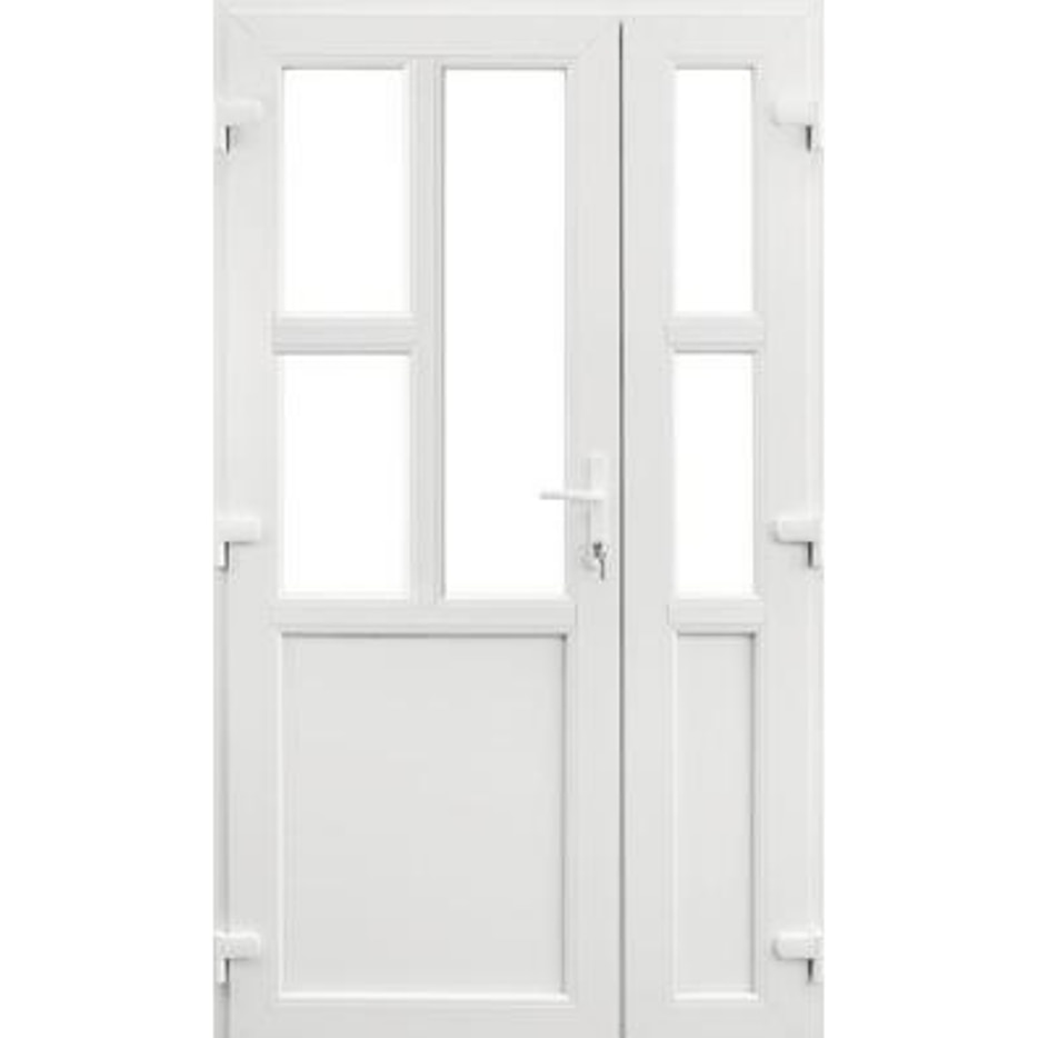 Usa dubla exterior Pvc, T-Special, Alb, 130x190 - eMAG.ro