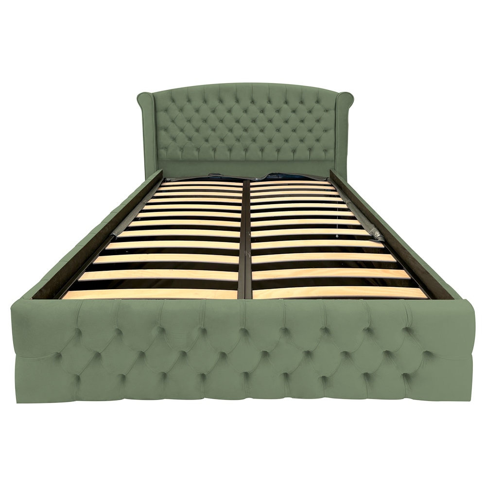 Pat Massimo Luxury dublu cu somiera rabatabila si spatiu de depozitare ...