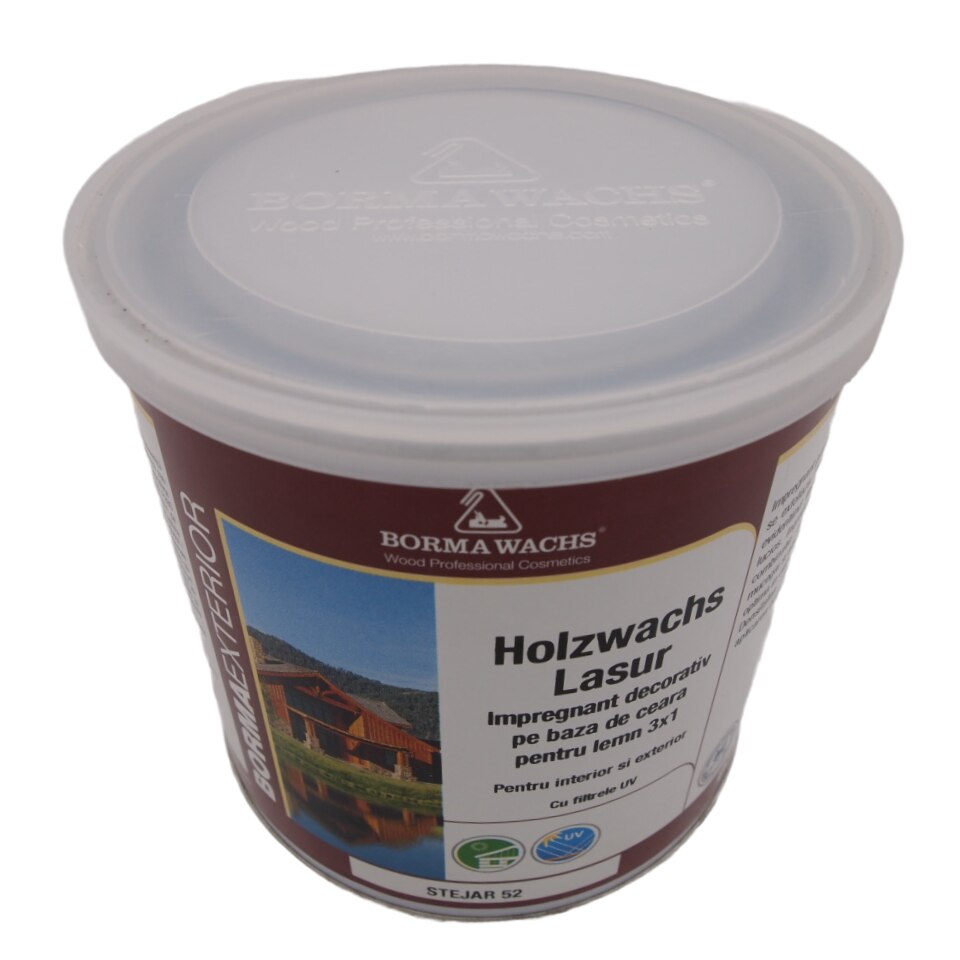 Impregnant decorativ pe baza de ceara pentru lemn, Borma Wachs ...