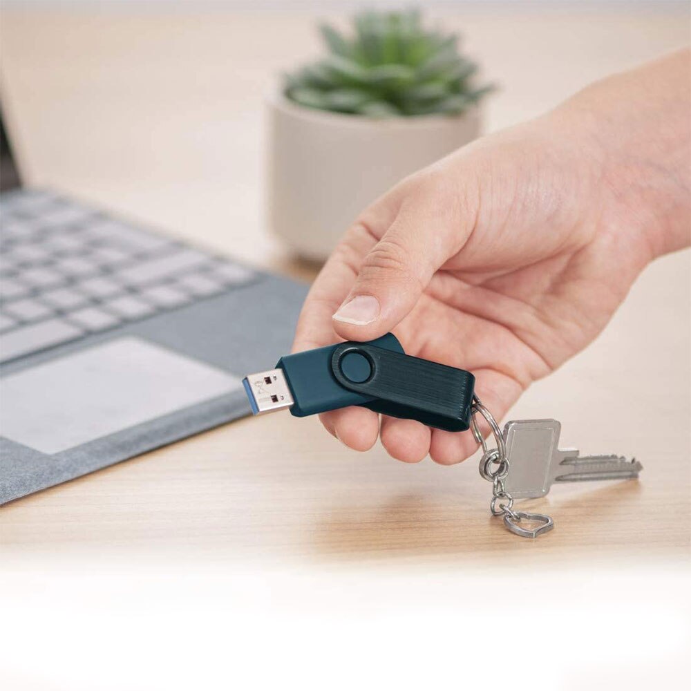 SIKS USB memória, 360⁰ Forgó, pendrive, 128 GB, USB 3.0, 90 MB/s - eMAG.hu