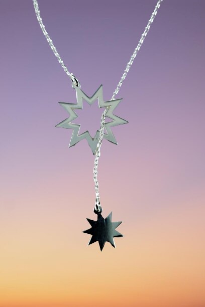 Colier din argint 925 TSR, model 3 stea - eMAG.ro