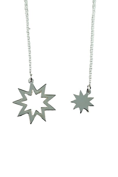 Colier din argint 925 TSR, model 3 stea - eMAG.ro