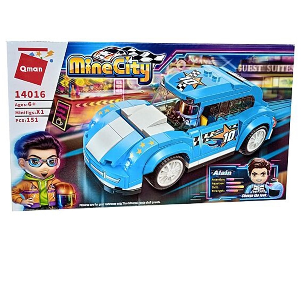 Конструктор, Qman, MineCity, Автомобил Fairy BTL-20, 151 части - eMAG.bg