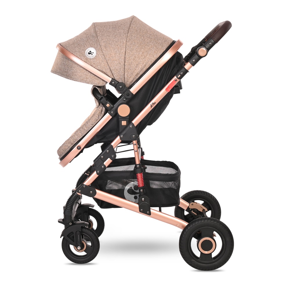 Количка LORELLI ALBA PREMIUM SET, Pearl, Beige - eMAG.bg