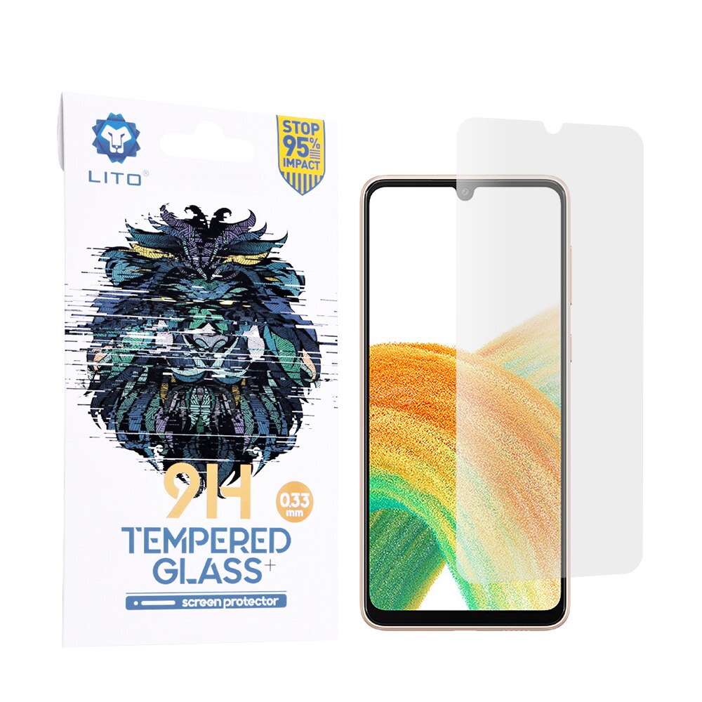 Folie sticla pentru Samsung Galaxy A33 5G, Lito 2.5D Classic Glass, Transparenta - eMAG.ro