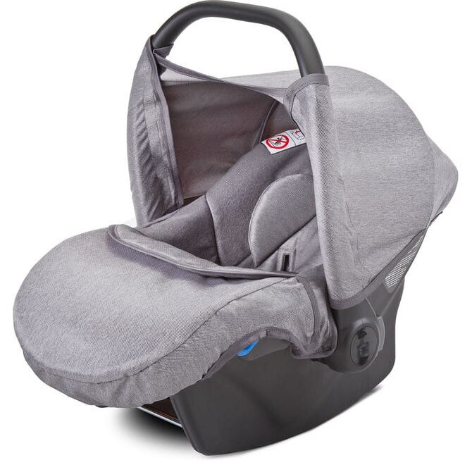 Scaun auto bebe, Camini, 0-10 kg, Gri grafit - eMAG.ro
