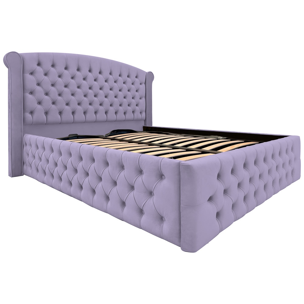 Pat Massimo Luxury dublu cu somiera rabatabila si spatiu de depozitare ...