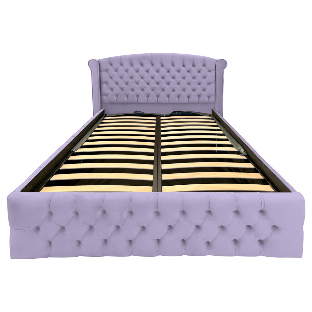 Pat Massimo Luxury dublu cu somiera rabatabila si spatiu de depozitare ...
