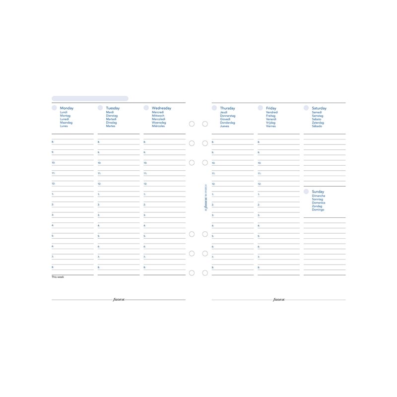 Filofax Organizer Calendar, A5, Perpetual - eMAG.ro