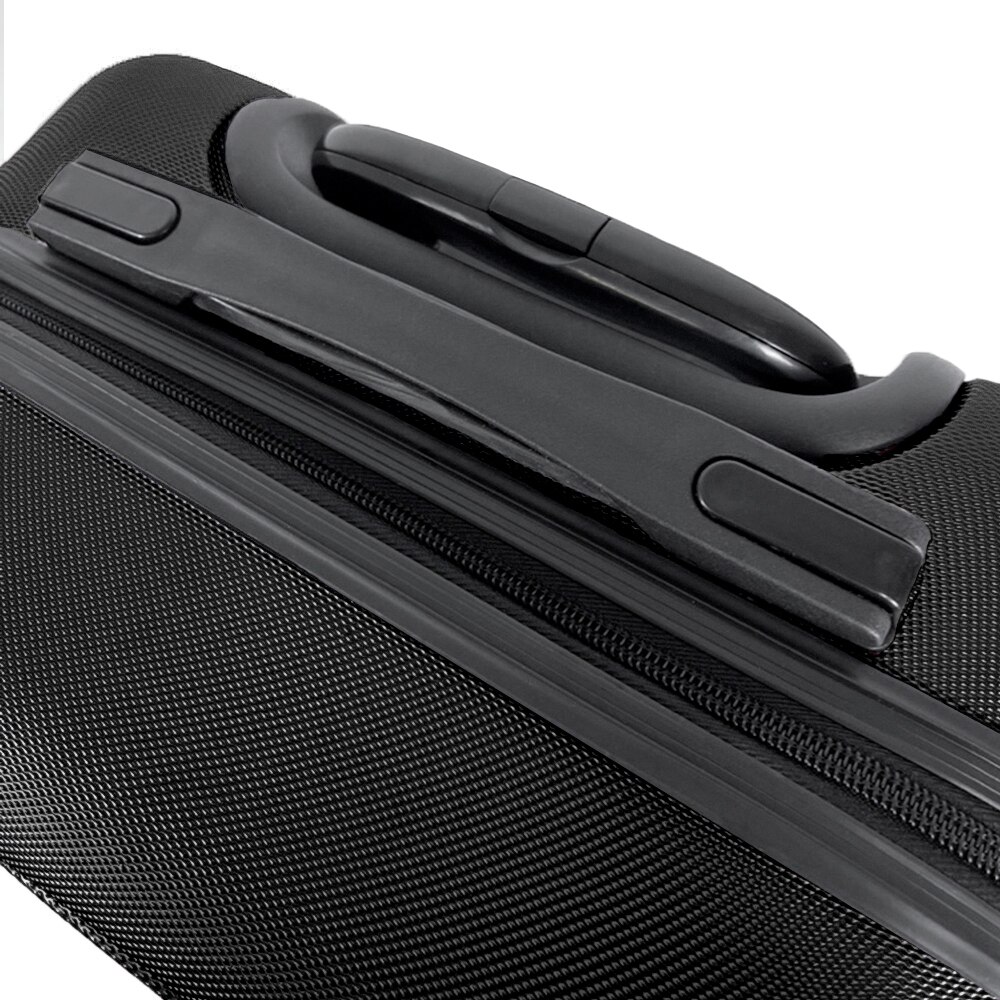 Set 2 trolere, Quasar & Co.®, Model Compatible Air, ABS, negru, Mic ...