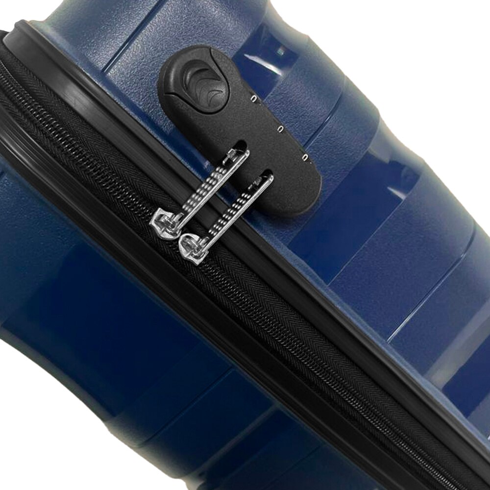 Troler Mic Quasar & Co.®, model Waves, 4 roti 360 grade, cifru, maner ...