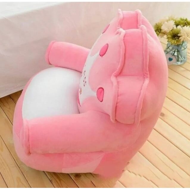 Fotoliu de plus copii, Princess, roz, 50 cm, 1 an+ - eMAG.ro