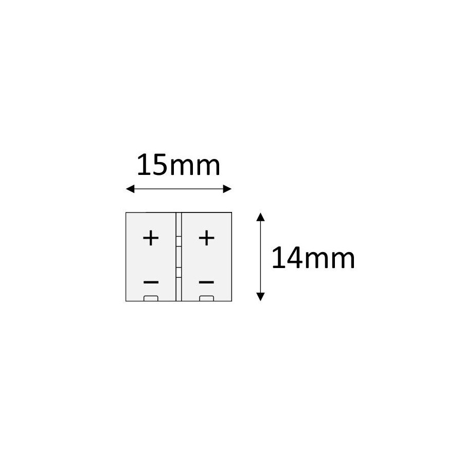 Conector de Montare Simplu pentru Conectarea Benzilor RGB LED 10mm ...