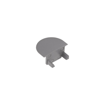 Capac Lateral PVC pentru Profil LED Incastrat 18x9mm, Gri - eMAG.ro