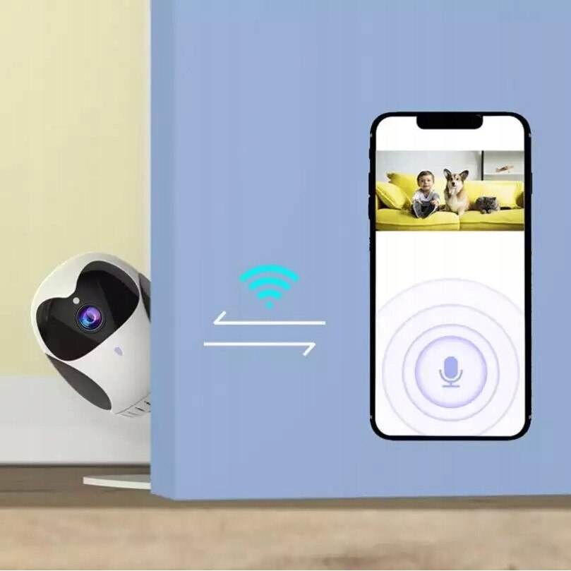 Camera rotativa, Onshop, Wireless, FullHD, Plastic, Alb/Negru - eMAG.ro