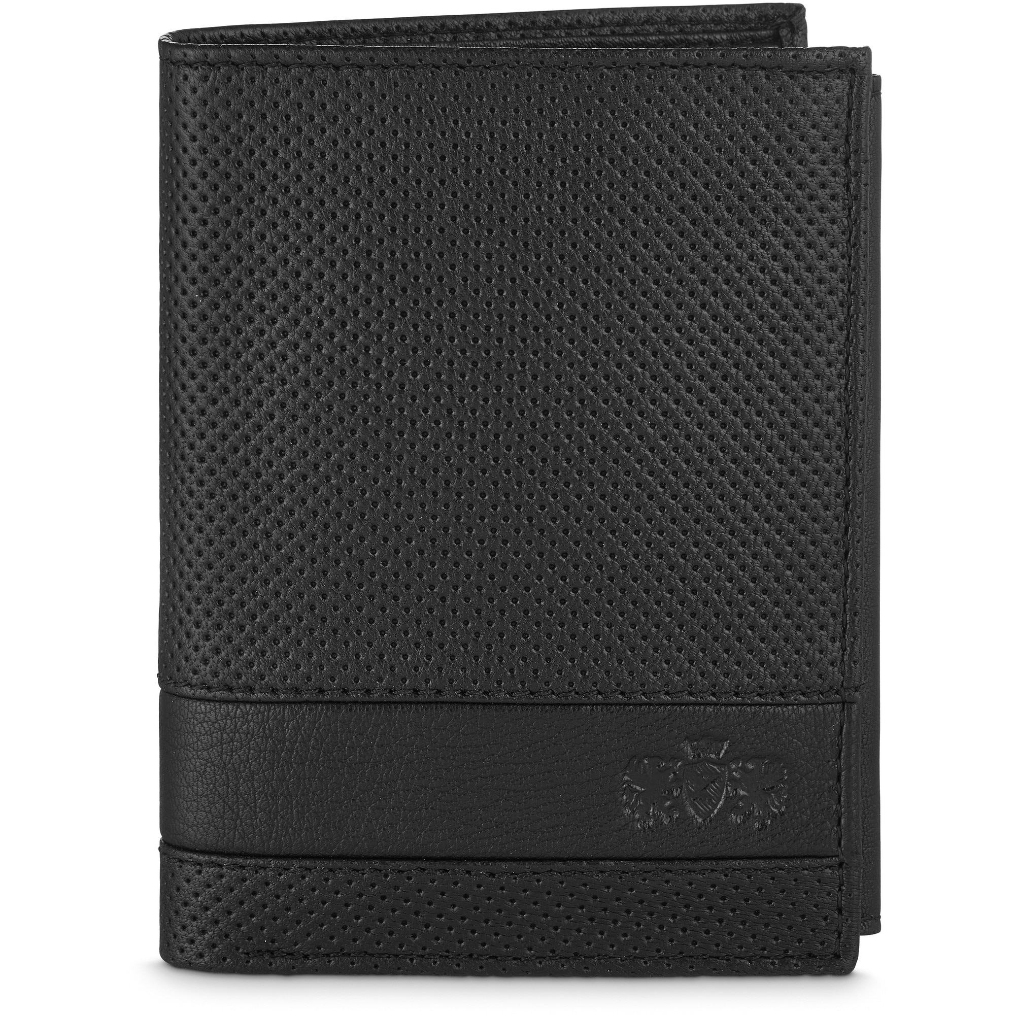 Portofel barbati piele naturala, Zagatto, Negru, Vertical, Protectie ...