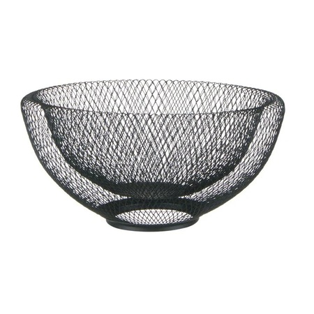 Fructiera metalica rotunda, Negru, 30x15 cm - eMAG.ro