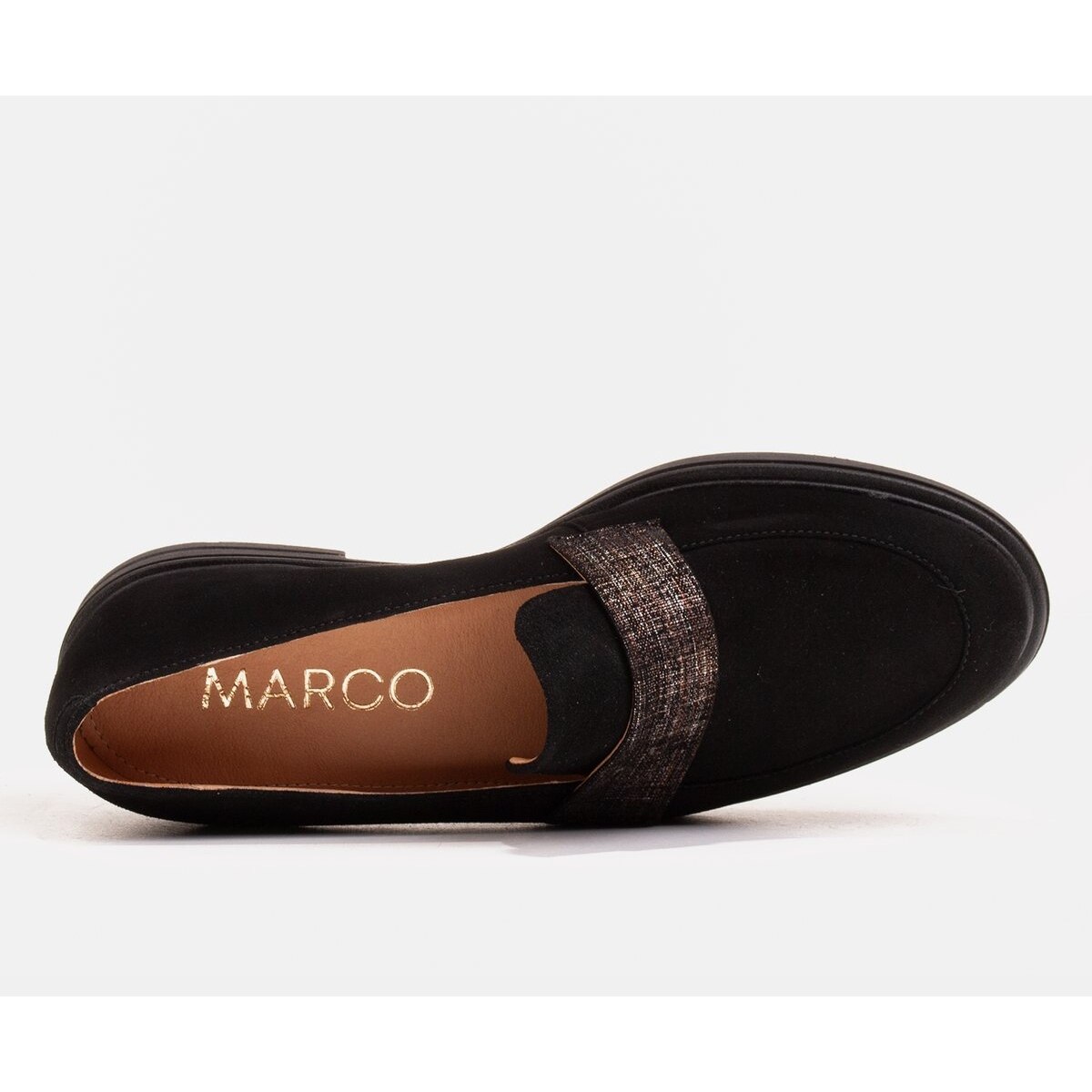 Mocasini dama, Marco Shoes, BM119853, Negru, EU 39 - eMAG.ro