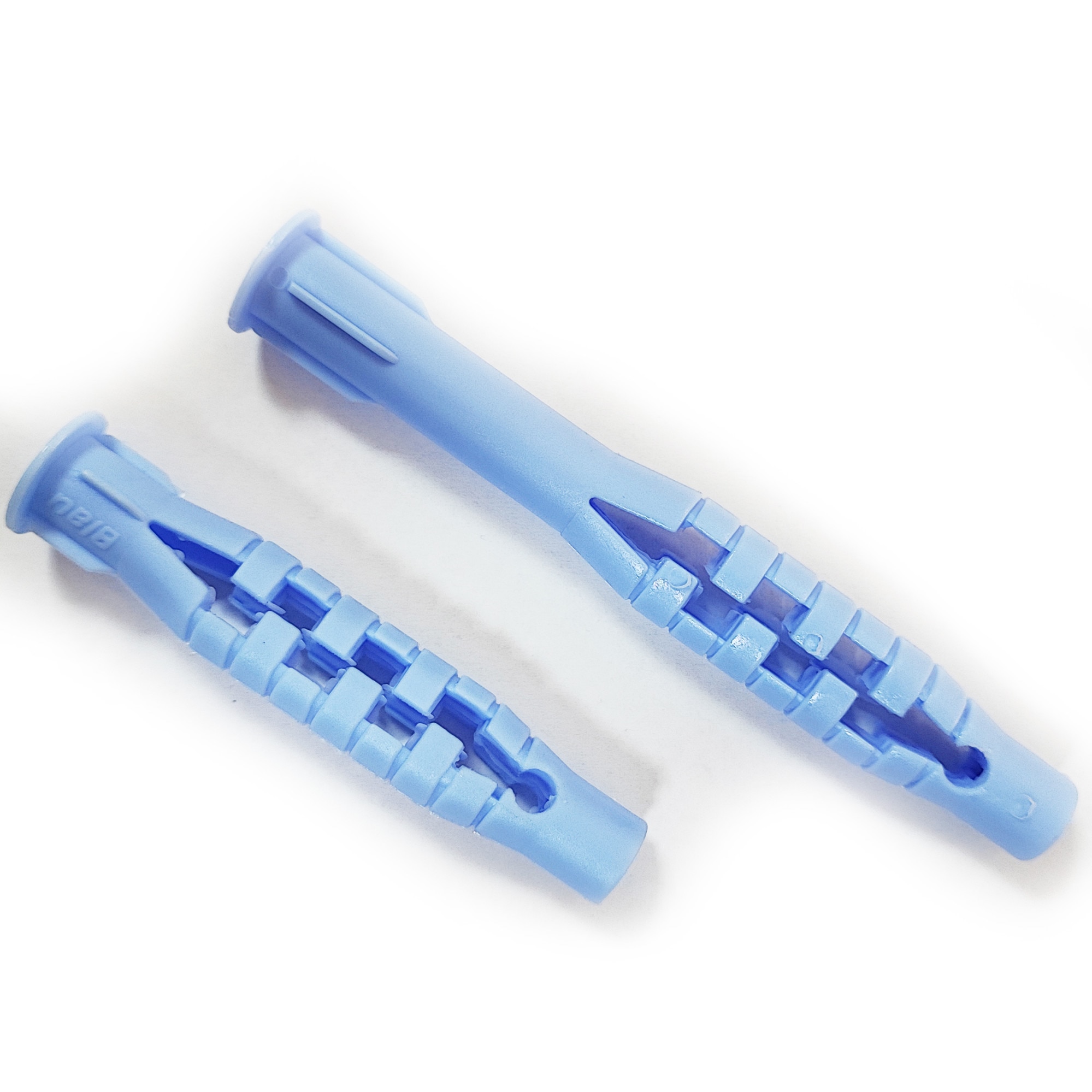 Set 100 Dibluri plastic Blue pentru beton si caramida 6x45 - eMAG.ro