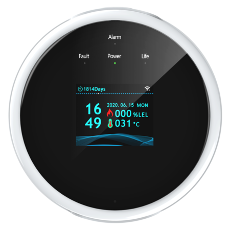 Senzor Detector de Gaz Wireless Smart, Portabil, WiFi, pentru Detectare ...