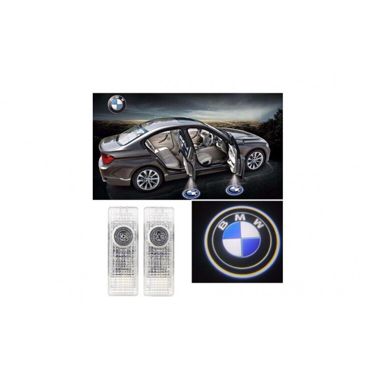 Set 2 proiectoare holograma logo BMW, 10W, iKlassQeer - eMAG.ro