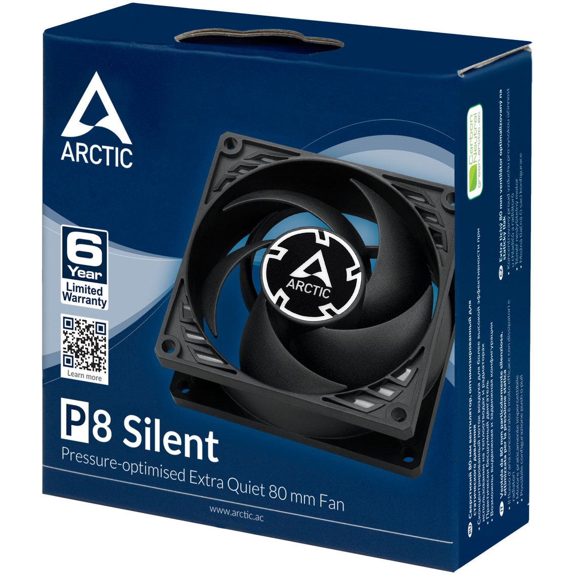 Ventilator ARCTIC P8 Silent, Negru - eMAG.ro