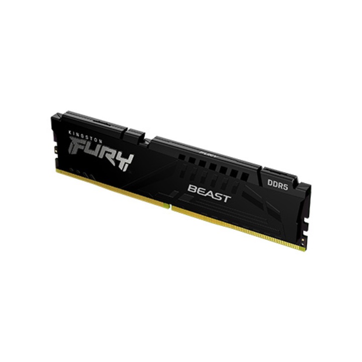 Memorie Kingston FURY Beast Black 32GB(2x16GB) DDR5, EXPO, 5600MT/s, CL36 - eMAG.ro