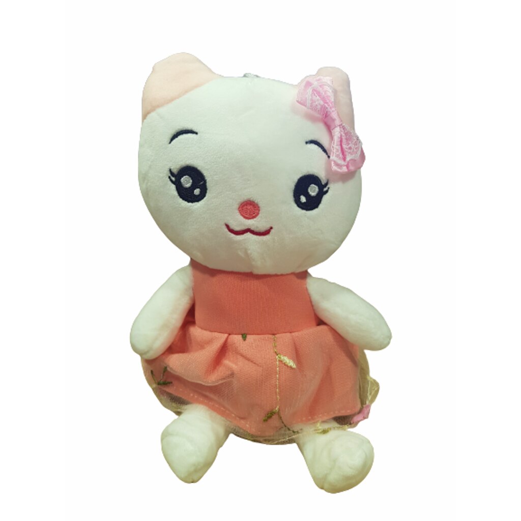 Jucarie Hello Kitty, Plus, Rochie Roz, 30 cm - eMAG.ro