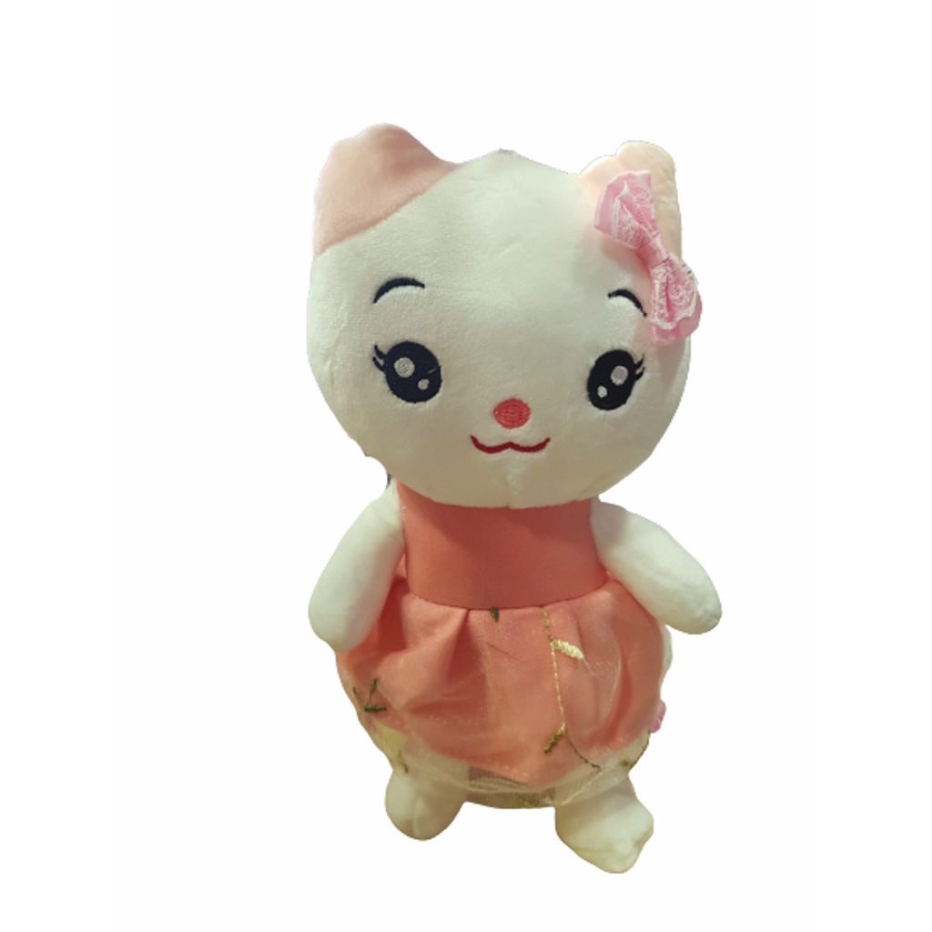 Hello Kitty játék, plüss, rózsaszín ruha, 30 cm - eMAG.hu
