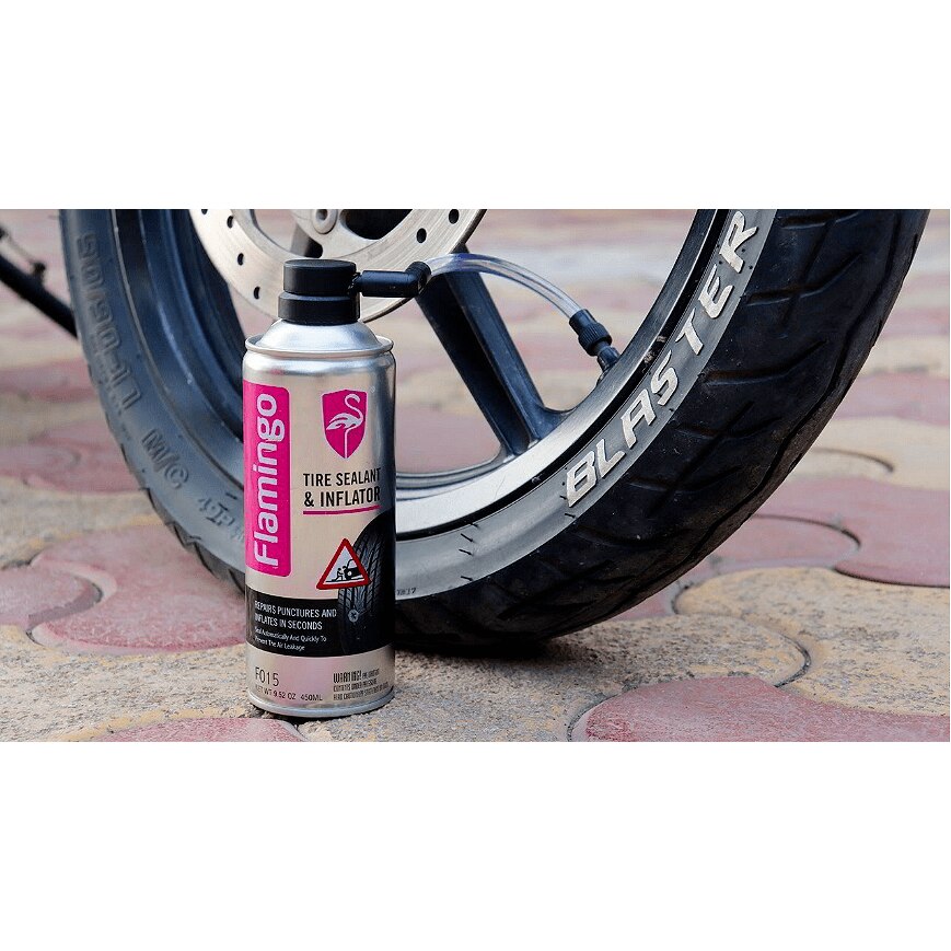 Спрей пяна за спукани гуми, Flamingo, The Inflator, F015, 450ml - eMAG.bg